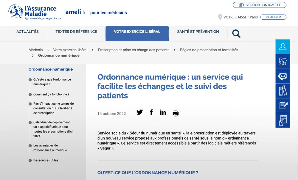 L’ordonnance numérique se déploie – L'Information Dentaire